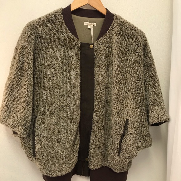 Mystree | Jackets & Coats | Nwt My Stree Light Wight Brown Faux Fur ...